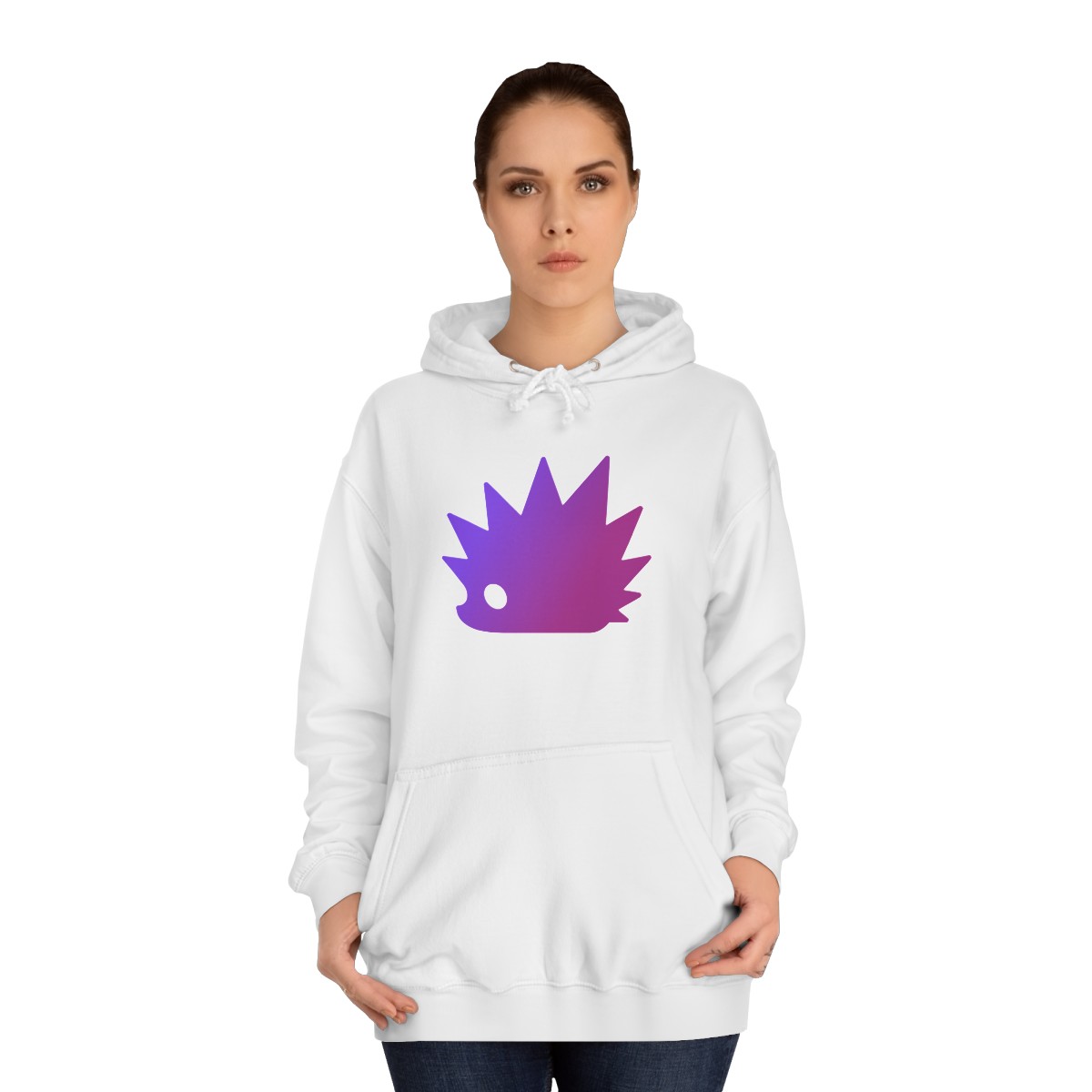 Unisex College Hedgehog Hoodie | Hedgehog